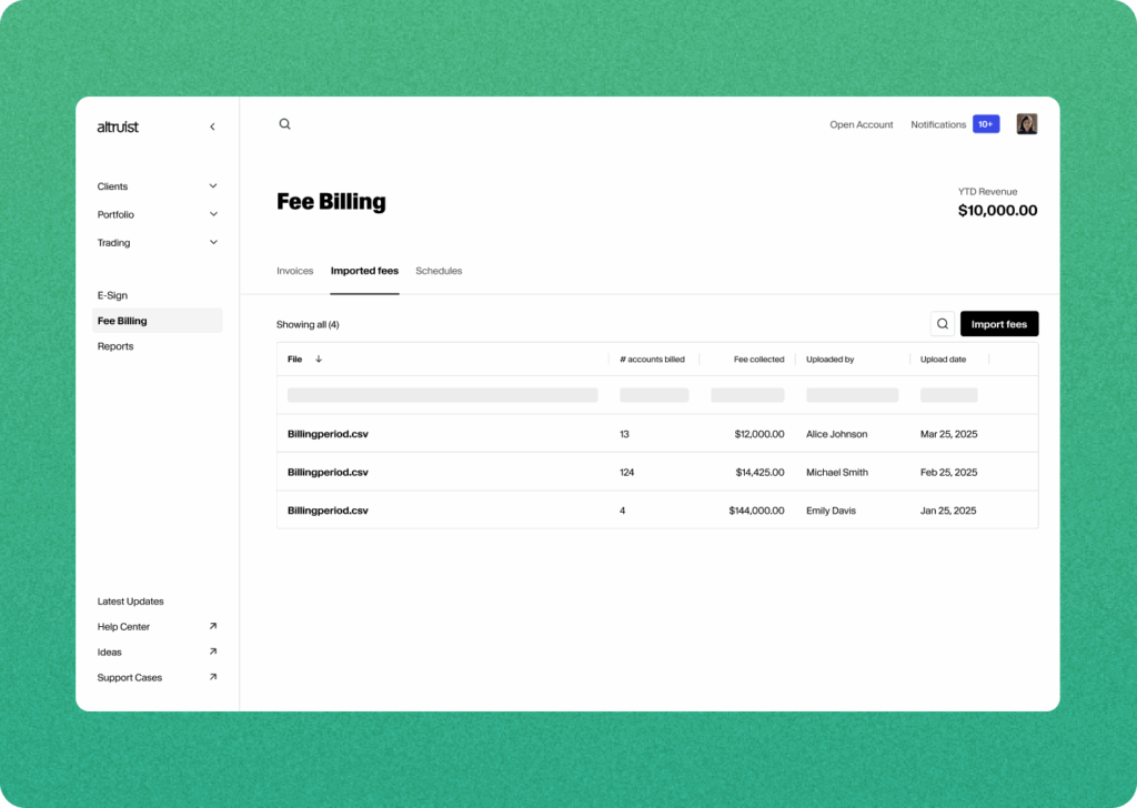 All new @ Altruist – October product updates - Altruist